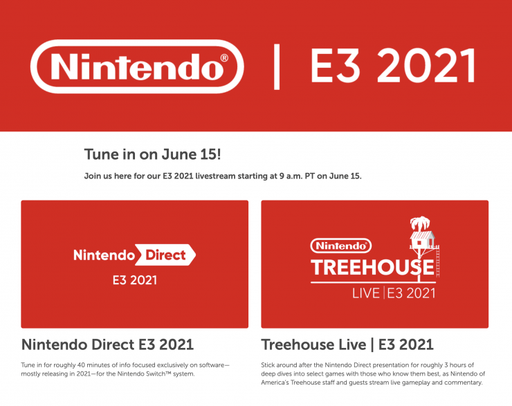 Nintendo Updates E3 Page Clarifying Their Schedule - Nintendo Link