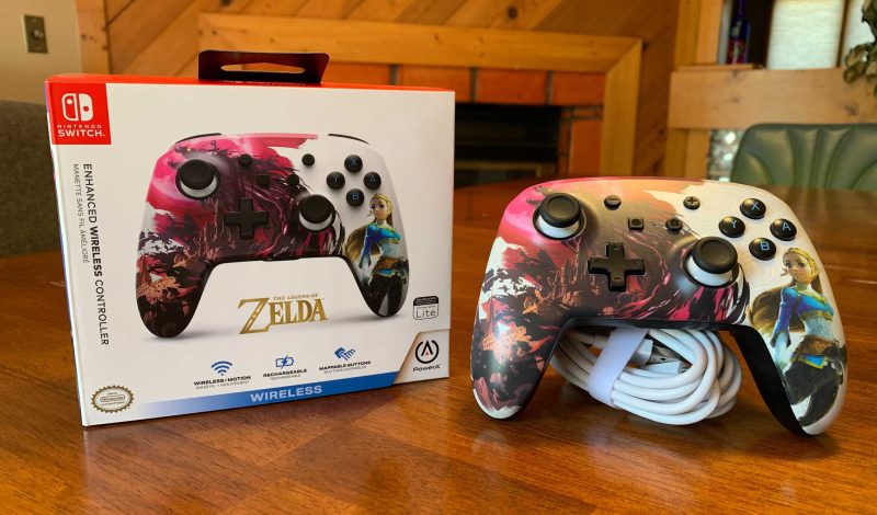 PowerA Blood Moon Zelda Enhanced Wireless Controller Review - Nintendo Link