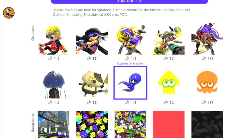 Round 3 of Splatoon 3 Icon Parts Available Now for Nintendo Switch ... Round 3 of Splatoon 3 Icon Parts Available Now for Nintendo Switch ...